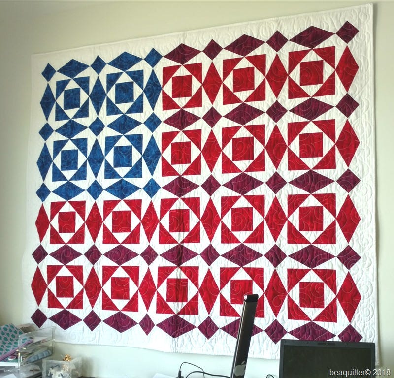 Create a Patriotic Quilt using GO! Qube or Storm at Sea Die